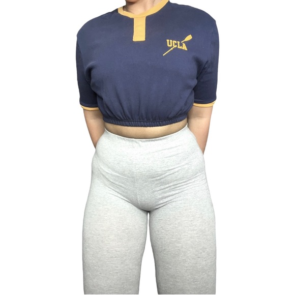 Vintage | Tops | Ucla Rowing Reworked Crop Top | Poshmark
